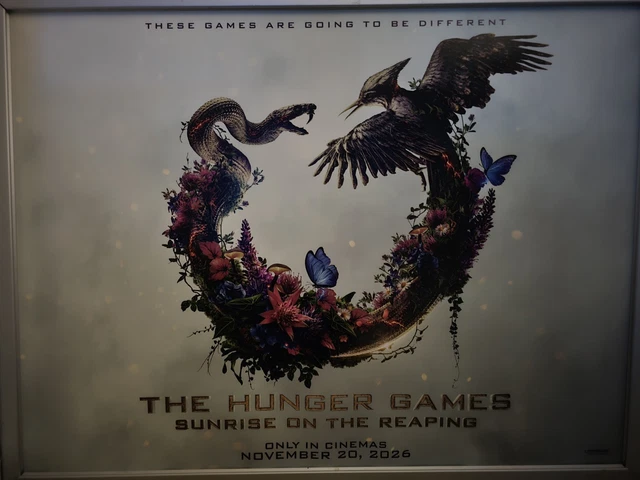 THE HUNGER GAMES Sunrise On The Reaping Original UK Cinema Quad Poster ...