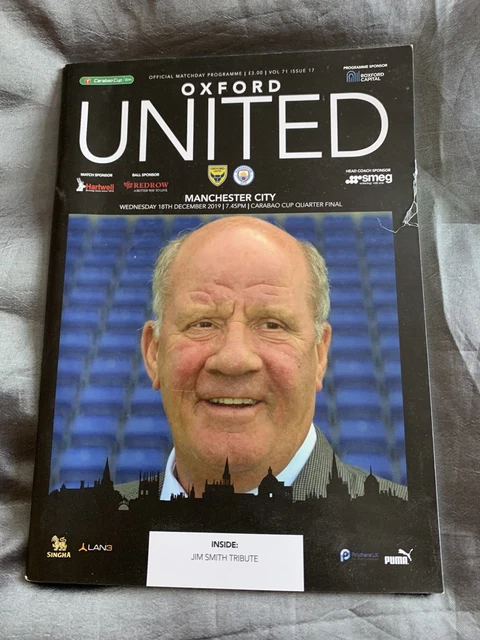 MANCHESTER CITY - Collection of 5 programmes Plus Poster £3.32 ...