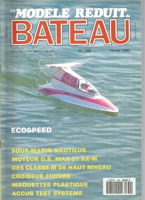 MODELE REDUIT DE Bateau N°339 Sous Marin Nautilus / Croiseur Foudre ...