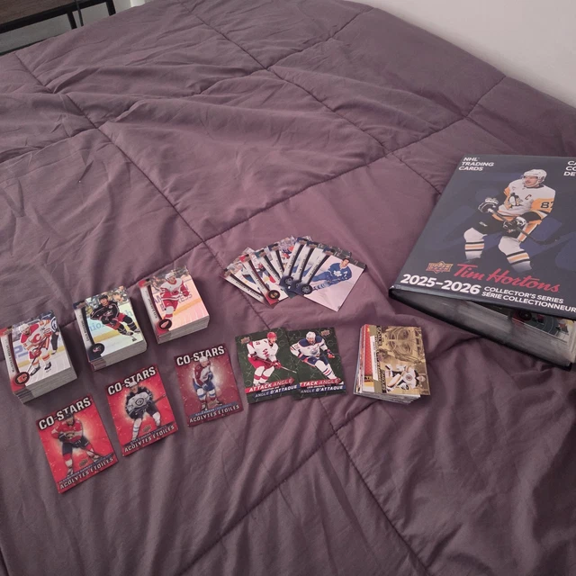 2025-26 UD TIM Hortons Binder + 134 Base Card + Rare Card $100.00 ...