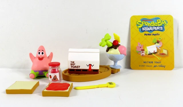 POP MART SPONGEBOB Squarepants Picnic Party Patrick Toast Figure NEW £ ...