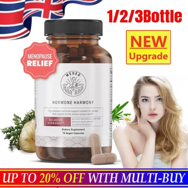 NATURAL HORMONAL SUPPORT Capsules for Women Balance Hormones & Wellness ...