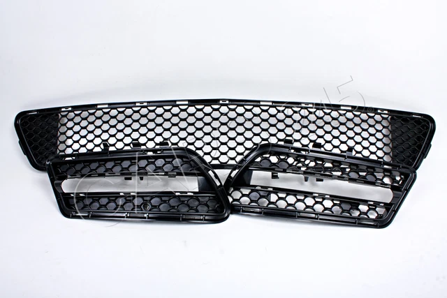 GENUINE FRONT BUMPER Grilles + Center Grill SET Fits MERCEDES W212 AMG ...