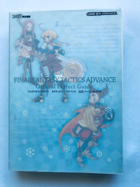 FINAL FANTASY TACTICS Advance Official Perfect Guide GBA Strategy ...