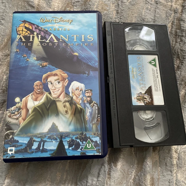 ATLANTIS - THE Lost Empire Disney - VHS Video Tape - Tested & Working ...