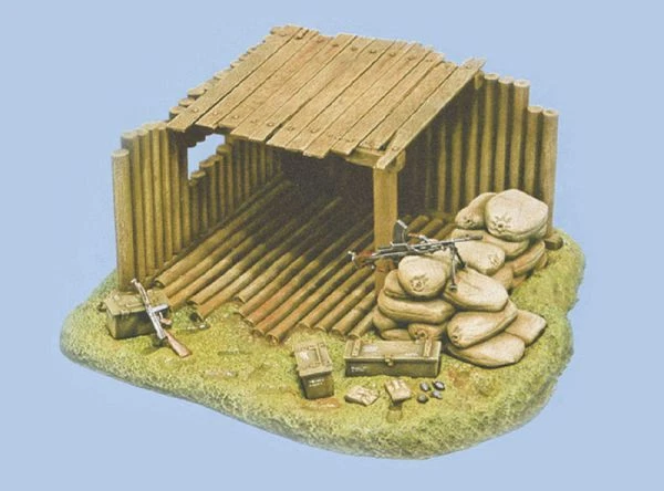 MINIATURE DIORAMAS MODÉLISME Kit de Montage Italeri Command Post Kit 1: ...