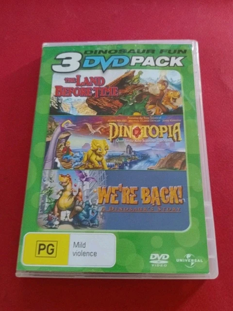 THE LAND BEFORE Time-1988/Dinotopia/We're back A Dinosaur's Story ...