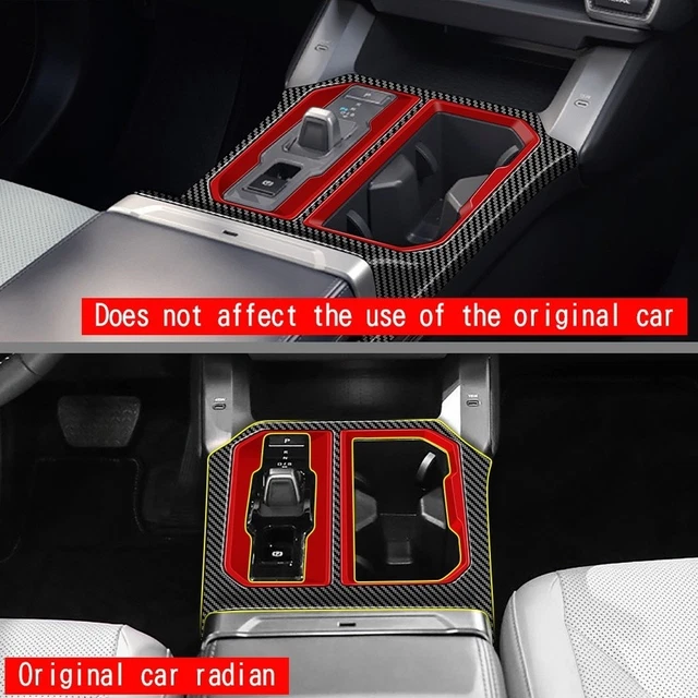 FOR TOYOTA RAV4 2026 LHD Car Gear Shift Panel Cover Trim Carbon Fiber ...