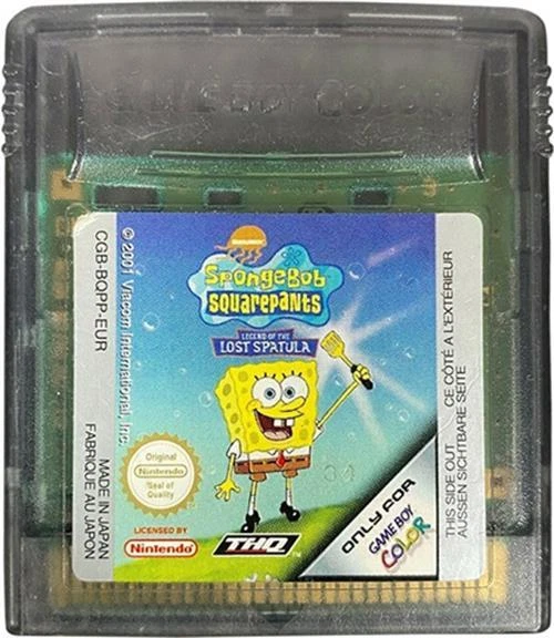 SPONGEBOB SQUAREPANTS - Nintendo Game Boy Gameboy Color Platformer ...