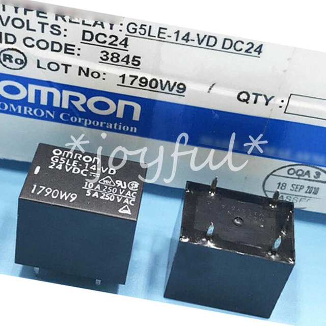 5 STCK. OMRON G5LE-14-VD 24VDC Relais EUR 8,47 - PicClick DE