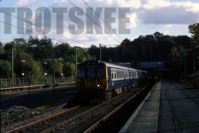 35MM SLIDE BR British Railways Electric EMU Class 312 720 Hadley Wood ...