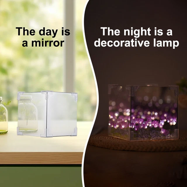 (PINK EUROPEAN STANDARD) DIY Tulip Night Light Cubic Square Decorative ...