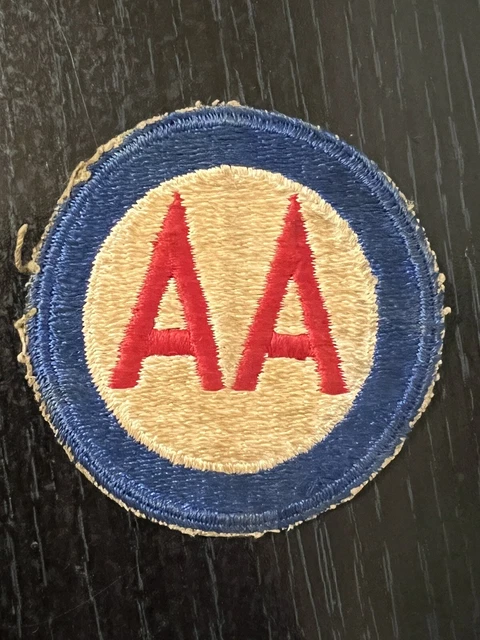 WWII ERA US Army Anti Aircraft Command AA Shoulder Patch WW2 insignia ...