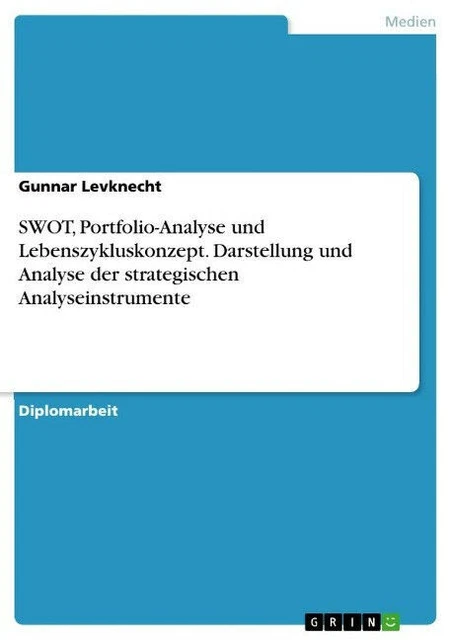SWOT , PORTFOLIO-ANALYSE Et Lebenszykluskonzept. Représentation Et ...