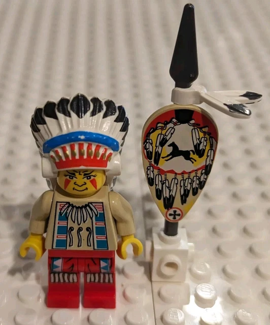 LEGO INDIAN TRIBAL Chief - 6746 6766 6763 6709 Western - Scudo dei ...