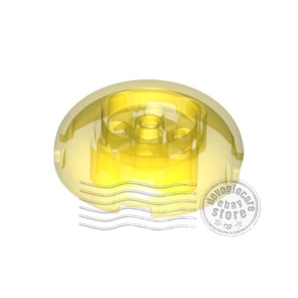 1X LEGO 79850 Brique Ronde Dôme 4x4 Jaune Transparent 6386220 EUR 1,80 ...