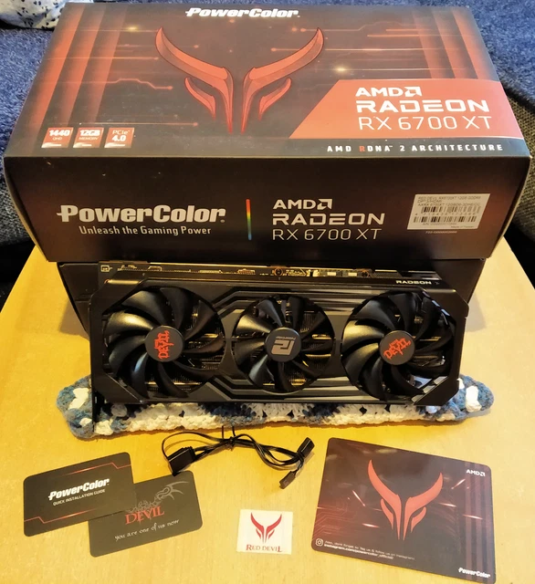 POWERCOLOR RADEON RX 6700XT Red Devil 12GB GDDR6 (AXRX 6700XT 12GBD6 ...