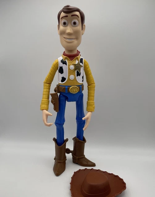 DISNEY PIXAR TOY Story COWBOY WOODY Action Figure, Posable Toy 12 inch ...