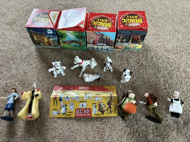 10 X DISNEY 101 Dalmatian’s Nestle Magic Ball figures Plus 4 Boxes £10. ...