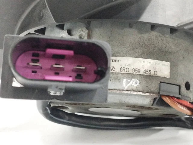 6R0959455C ELECTROVENTILADOR PARA Volkswagen Polo (6R1) /Observar Fotos ...