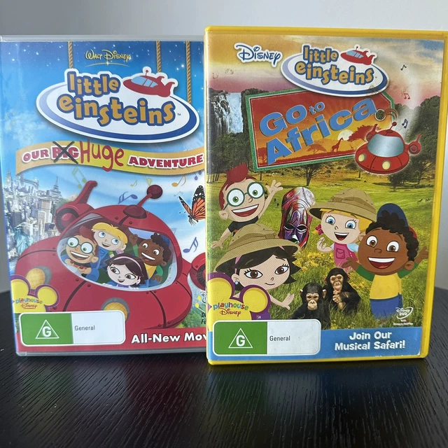 LITTLE EINSTEINS OUR Huge Adventure & Go To Africa DVD Bundle Disney ...