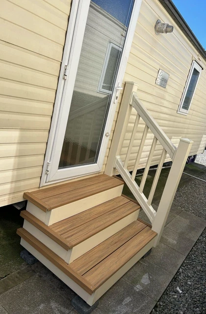 CARAVAN STEPS UPVC Composite Free Standing £529.99 - PicClick UK