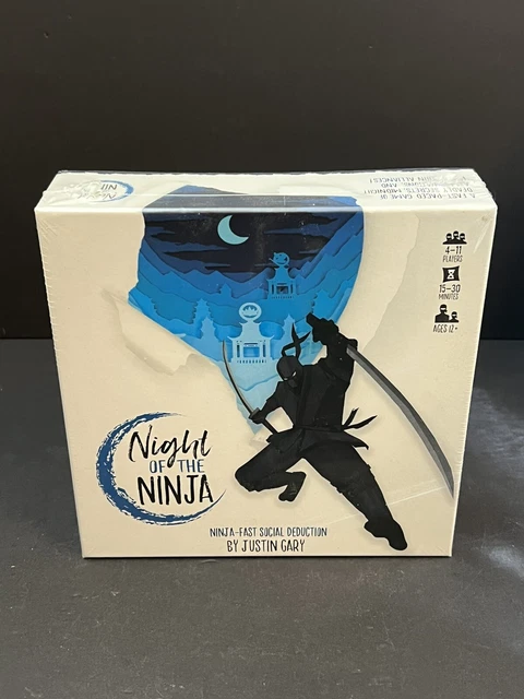 NIGHT OF THE Ninja Hidden Roles Board Game Strategy, Social, Deduction ...