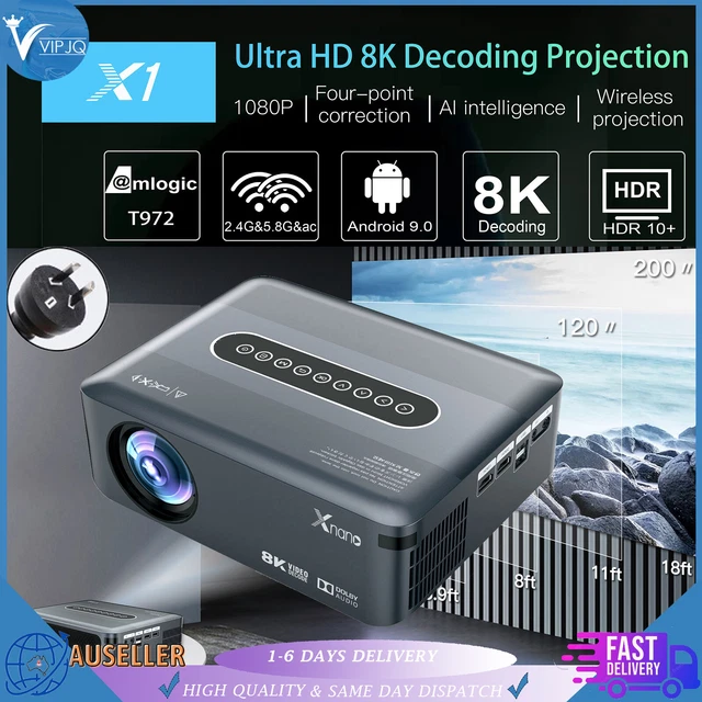ULTRA HD 8K Decoding Projection Android Movie Projector Multimedia Home Theater $279.88 ...