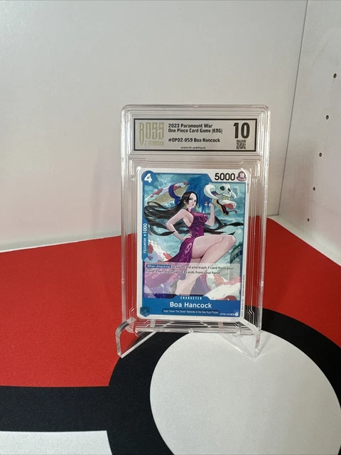 BOA HANCOCK GRADING Boss 10 ONE PIECE TCG CARD GAME Wie PSA Gsg ...