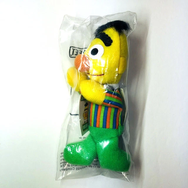 KELLOGGS SESAME STREET Bert Mini Beans Cereal Box Toy 1999 Factory ...