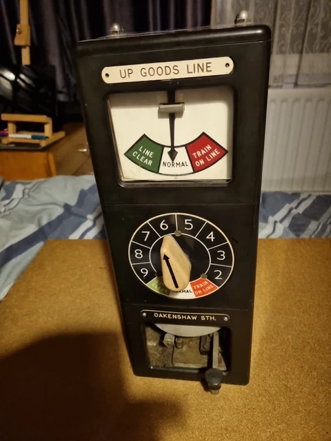 BRITISH RAILWAYS SIGNAL Box Instrument From Oakenshaw Signal Box EUR 99 ...