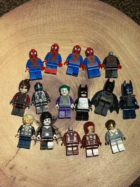 LEGO SERIES Marvel Superheroes Mini Figures Bundle x16 inc batman ...