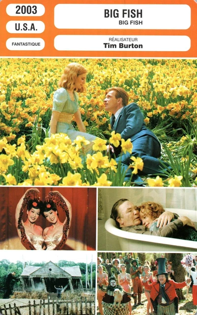 FICHE CINEMA : Tim Burton - Big Fish - 2003 EUR 1,99 - PicClick FR