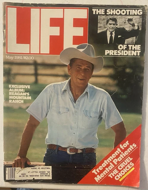LIFE MAGAZINE MAY 1981 Issue Shooting of President Ronald Reagan ...