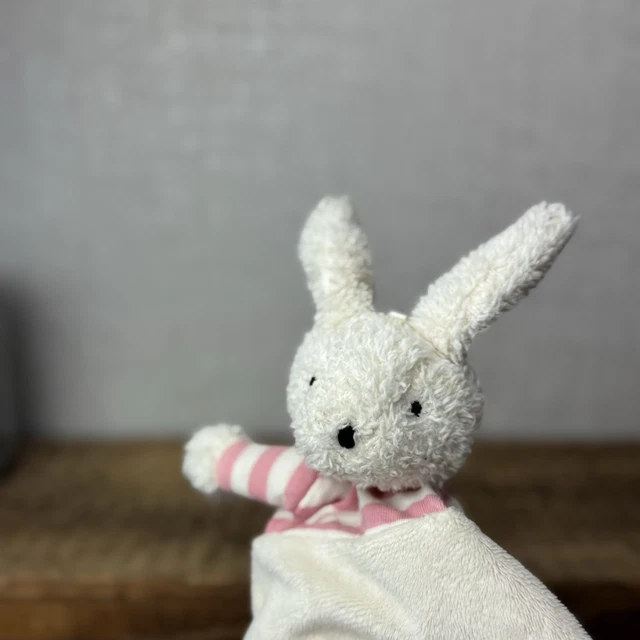 JELLYCAT BREDITA BUNNY Comforter - Baby Bunny Cream & White Soft Toy ...