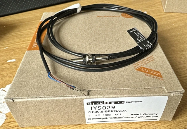 IFM IY5029 INDUCTIVE Proximity Sensor Switch M5 DC PNP NO IYB30 8-BPKG ...