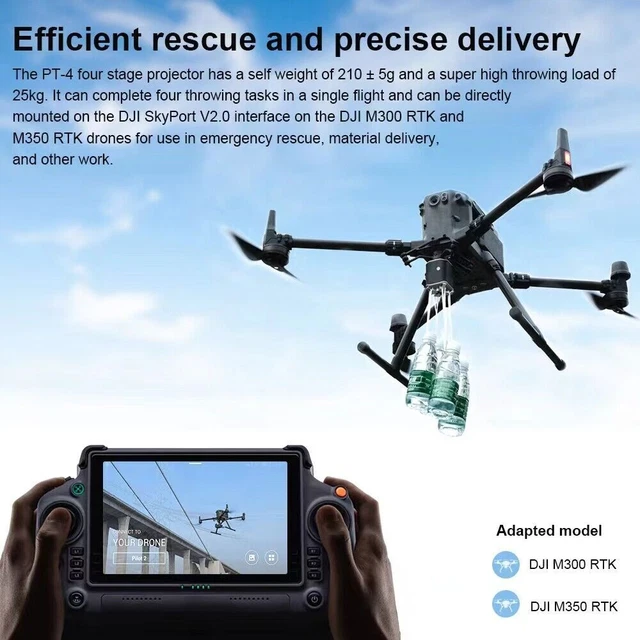 PT4 AIRDROP MODULE 4 Missions PSDK For DJI Matrice 300 RTK /350 RTK ...
