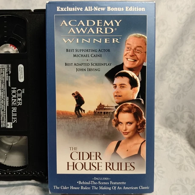 THE CIDER HOUSE Rules Vhs Tape 1999 Lasse Hallstrom Bonus Edition £4.77 ...