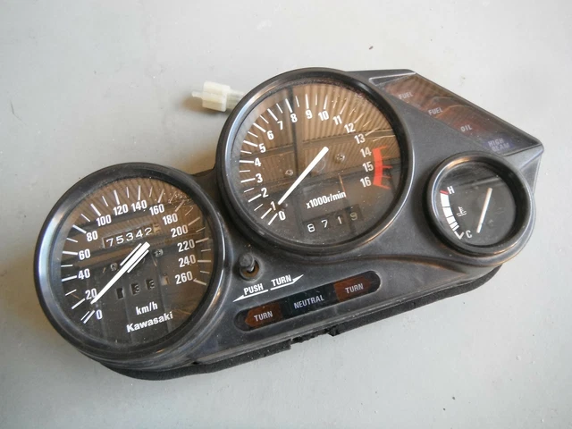 SPEEDO GAUGE CLUSTER dash KAWASAKI ZZR600 ZX600 ZX6 D3 ZZR 600 1992 92 ...