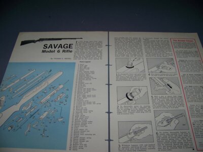 SAVAGE MODEL 99 Rifle Exploded View £7.10 - PicClick UK