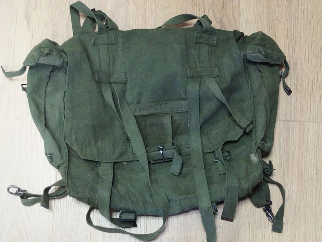 GENUINE VINTAGE BRITISH Army 58 Pattern Webbing Large Pack £21.52 ...