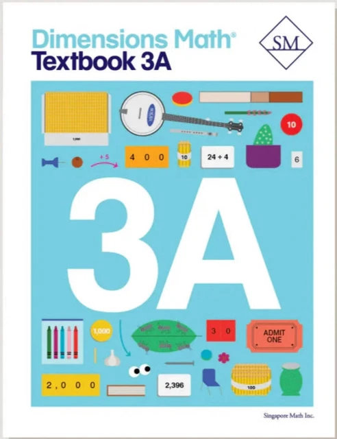 SINGAPORE MATH - Dimensions Math Textbook 3A $16.00 - PicClick