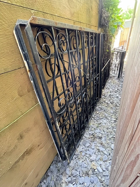 WROUGHT IRON WINDOW Grills/Panels/Security Bars/Balustrades. Auction is ...