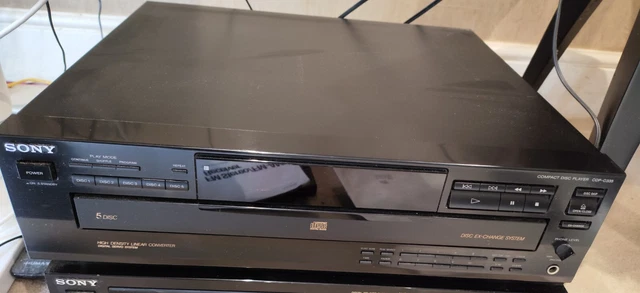 SONY CDP-C335 5-DISC CD Changer Compact Disc Player Fully Tested ...