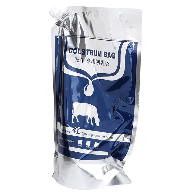 FOOD GRADE 4L Calf Colostrum Packaging Storage Colostrum Filling ...