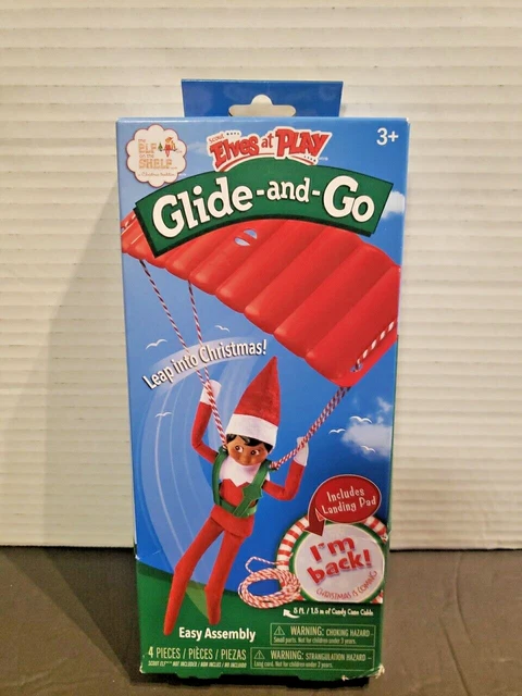 PARACHUTE FOR ELF on the Shelf Scout Elves at Play GLIDE-and-GO 4 Piece ...