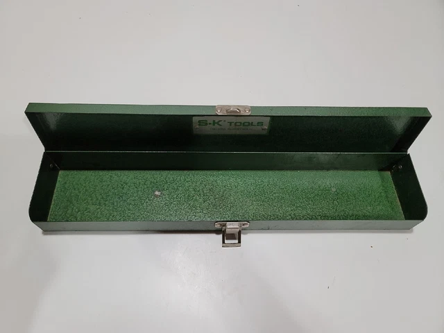 VINTAGE S-K PROFESSIONAL Tools Chicago Socket Set Tool Box Metal Case ...