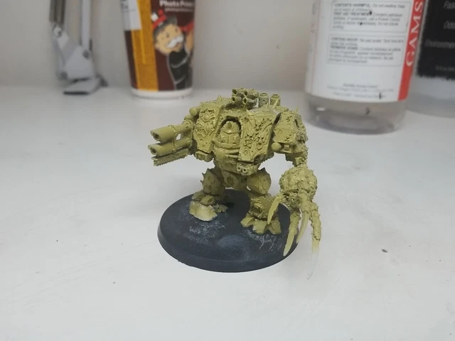 WARHAMMER 40K FORGE World Death Guard Nurgle Dreadnaught Hellbrute $230 ...