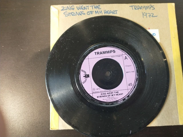 TRAMMPS, ZING WENT The Strings Of My Heart, 7 inch Single Vinyl Record ...