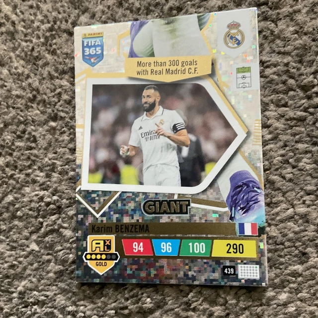 PANINI FIFA 365 2023 Season Karim Benzema Giant No439 Mint EUR 3,46 ...